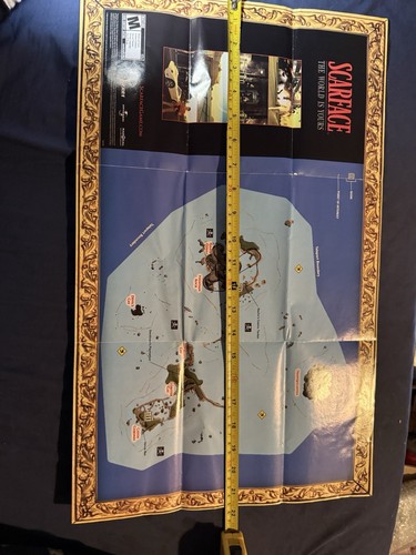 Scarface The World is Yours Nintendo Wii PS2 Xbox PC 21.5 X 13 MAP ...