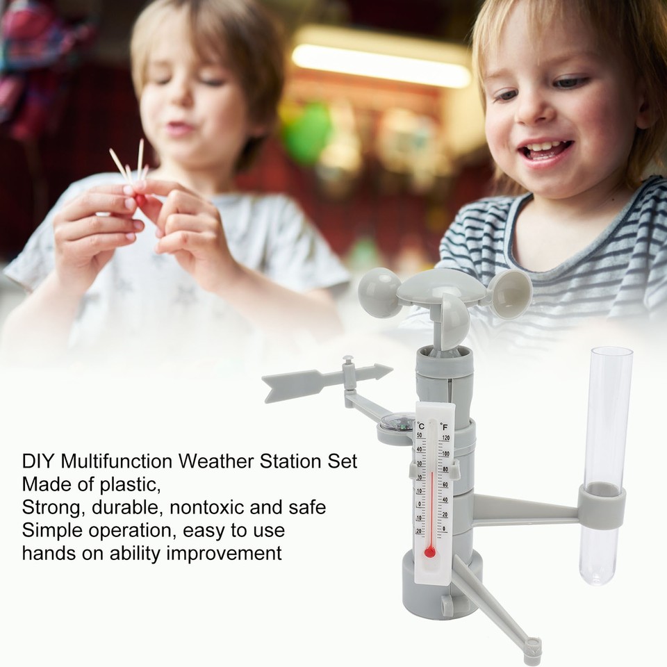 DIY Weather Station Kit Educational Multifunction Set For Kids BEA ...