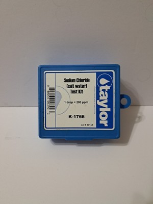 Taylor Technologies K-1766 Sodium Chloride Test Kit, Slat Water Pools ...