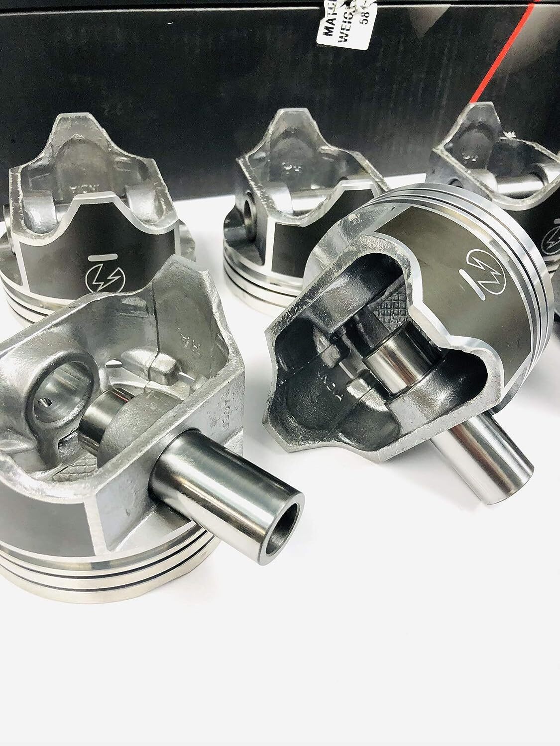 SPEED PRO Hypereutectic Flat Top Pistons/8+CAST Rings for Chrysler ...