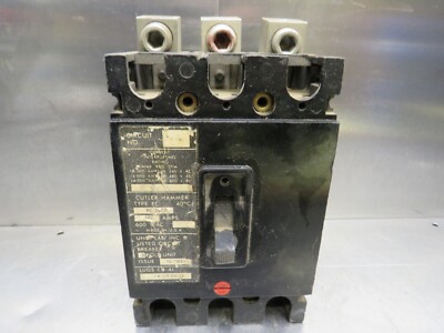 Cutler Hammer FC3100 Circuit Breaker 100amp | eBay