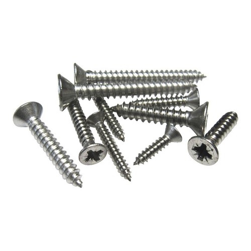 Self Tapping Screw Posi-Drive Countersunk Head, 316 Stainless A4 Marine ...