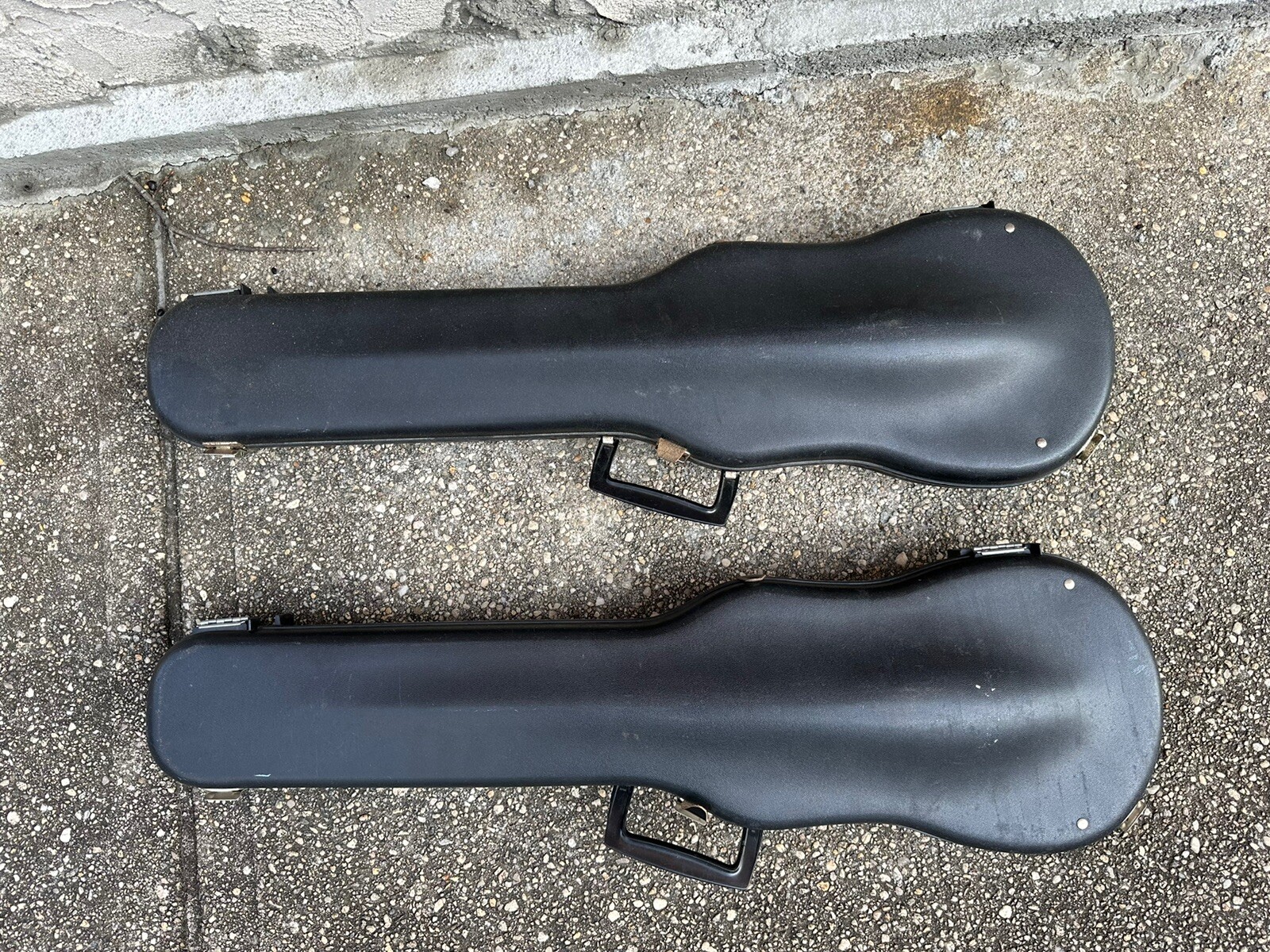 Lot Of 2 Vintage Old Violin Cases used 4/4 Round | eBay