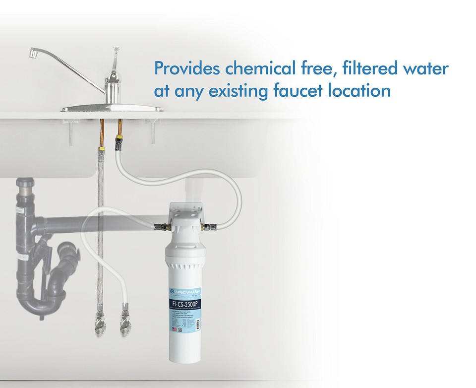 Ultra High Capacity Under Sink Water Filtration System Plus Scale ...