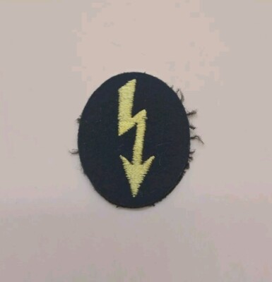 Original WW2 GERMAN ARMY Calvary SIGNALS BLITZ PATCH Signal military | eBay