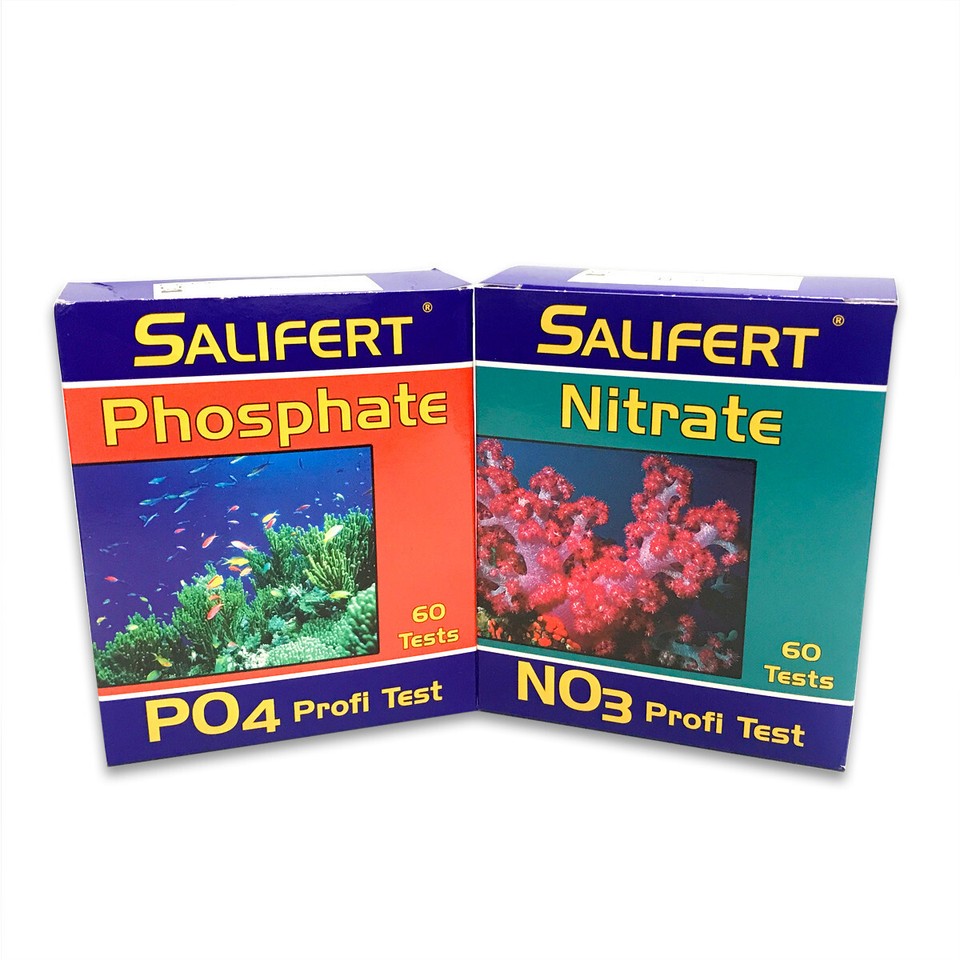 Salifert Test Kit Combo Marine Algae Control Nitrate NO3 Phosphate PO4 ...