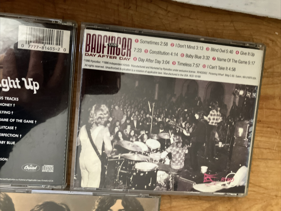 LOT OF 3 BADFINGER CDS --Day After Day/STRAIGHT UP/ Shine On | eBay