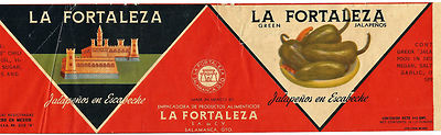 Label-LA FORTALEZA Jalapenos.Salamanca GTO. MX.Empacadora Productos ...