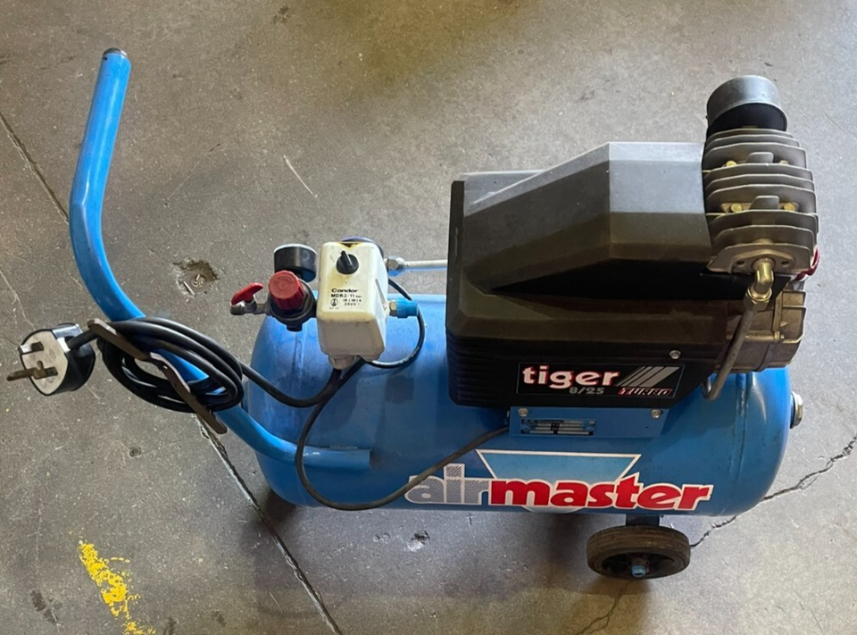 Airmaster tiger 8/25 Turbo air compressor used | eBay UK
