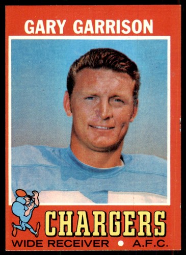 1971 Topps Gary Garrison San Diego Chargers #172 | eBay