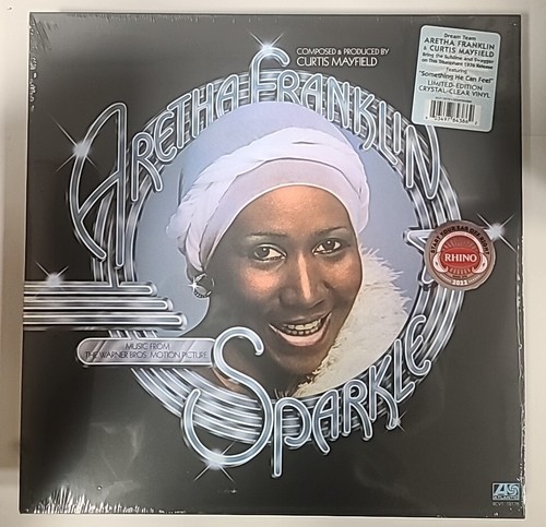 Aretha Franklin – Sparkle - Clear LP Vinyl Record 12" - NEW Sealed ...