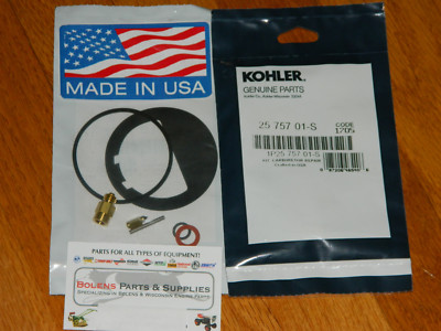 OEM Kohler Carb Kit 2575701 25-757-01 K90,K91,K161 Carter N Bolens, Cub ...