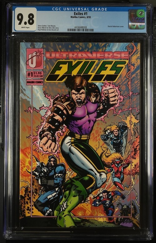 Exiles #1, Malibu Comics, CGC 9.8 Near Mint/MINT | eBay