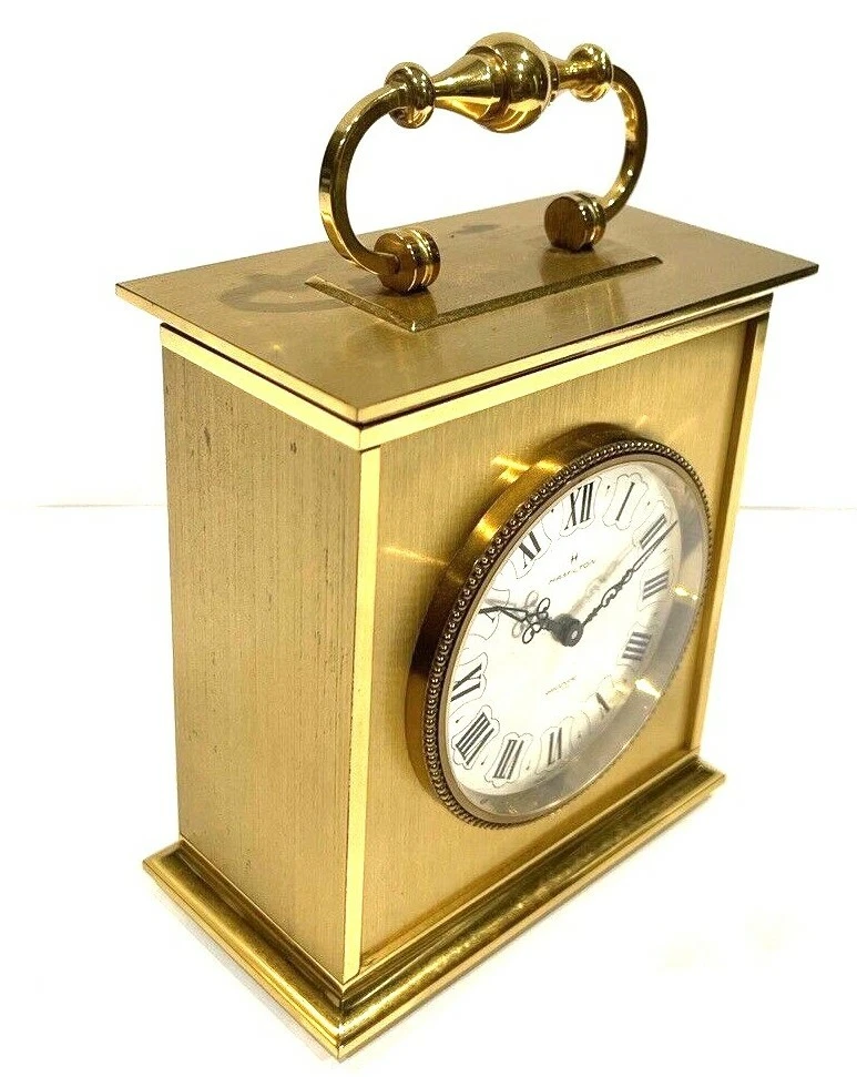 Rare Vintage Hamilton Table Clock Quart Electronic lic Ato France ...