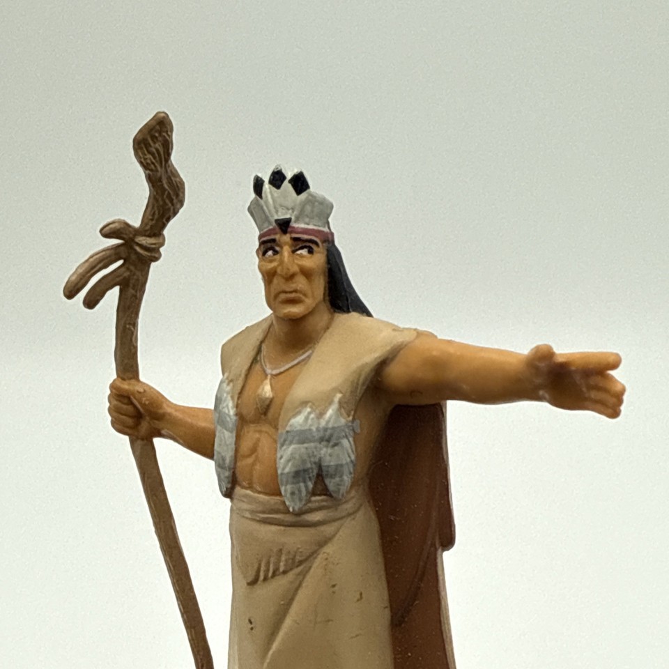 Vintage 1990's Disney Pocahontas, Powhatan Capt. John Smith 3" figures ...