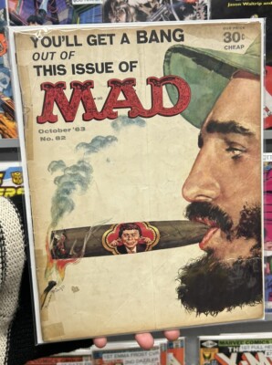 Vintage Mad Magazine No. 82 Oct. 1963 Castro - •MAD-1• | eBay