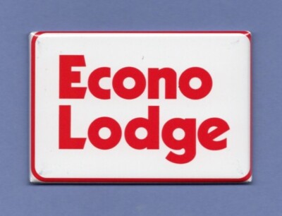 ECONO LODGE LOGO *2X3 FRIDGE MAGNET* VINTAGE HOTEL MOTEL VACATION ...