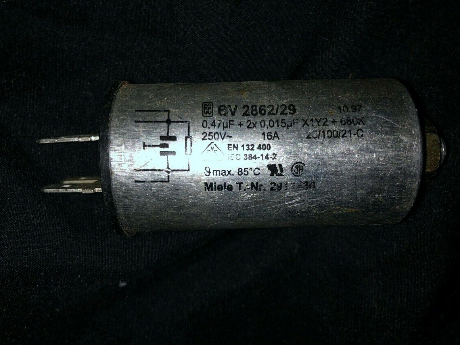 Miele Dishwasher Capacitor Part 2918430 | eBay