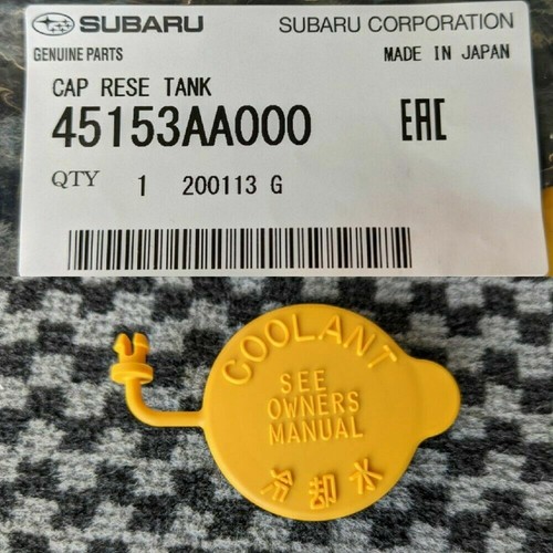 Subaru Genuine OEM Engine Coolant Tank Reservoir Cap 45153AA000 | eBay