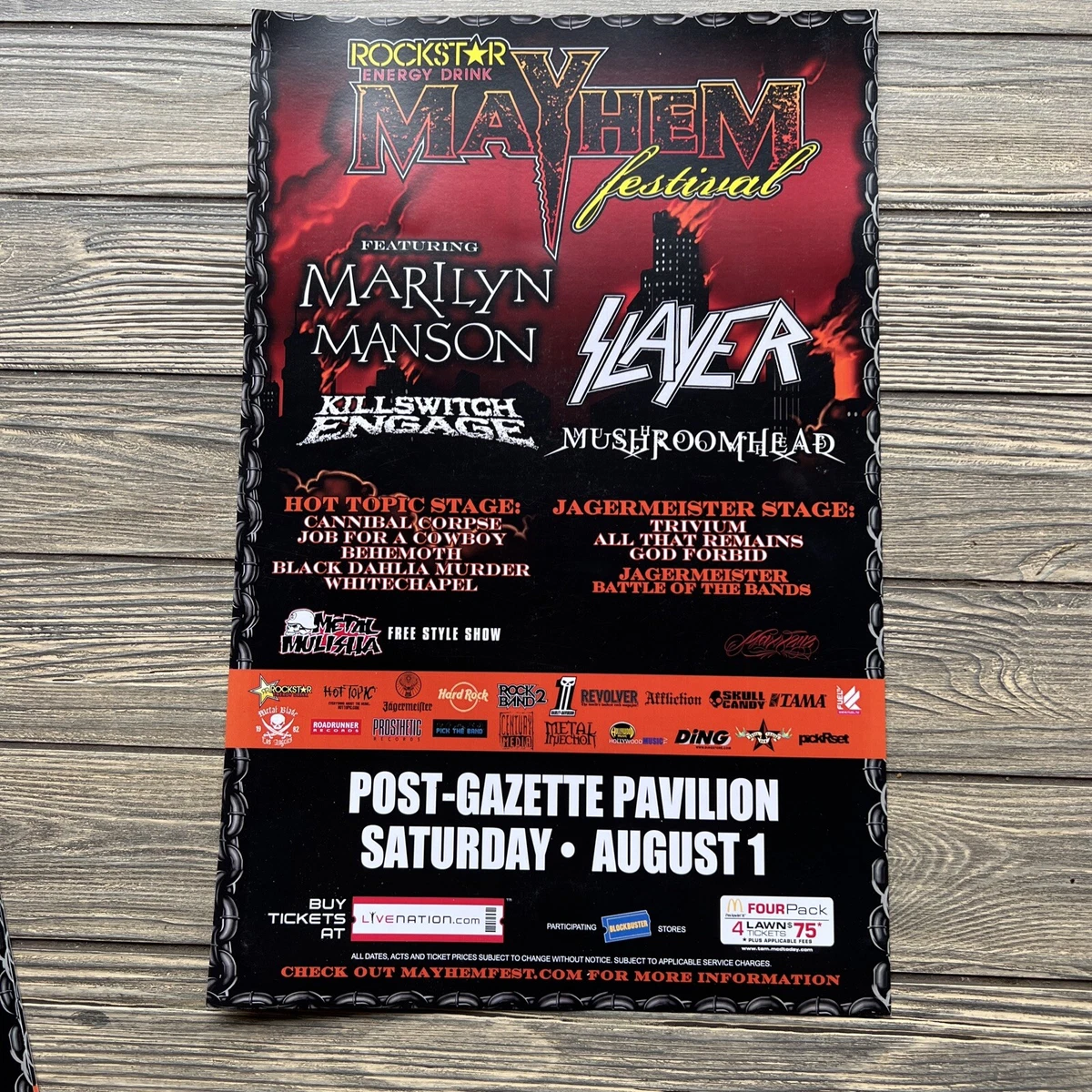 Rockstar Mayhem 2022 Lineup