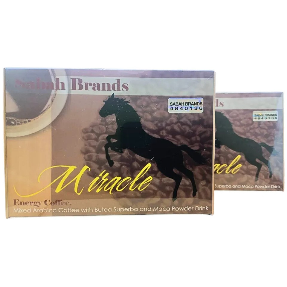Miracle Coffee Sabah Brand 20 Sachets For Men and Women Energy Booster ...