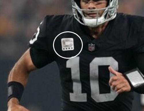 2023 SEASON LAS VEGAS RAIDERS Jimmy Garoppolo CAPTAINS 4⭐⭐⭐⭐STAR stick ...