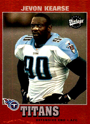 2001 Upper Deck Rookie F/X #120 Jevon Kearse Tennessee Titans HOF | eBay