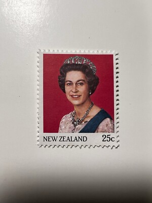 1985 New Zealand 25c Queen Elizabeth II Error Stamp | eBay Australia