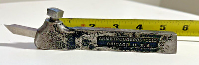 VINTAGE ARMSTRONG BROS TOOL CO ACE TOOL HOLDER NO 2010-S LATHE TOOL ...