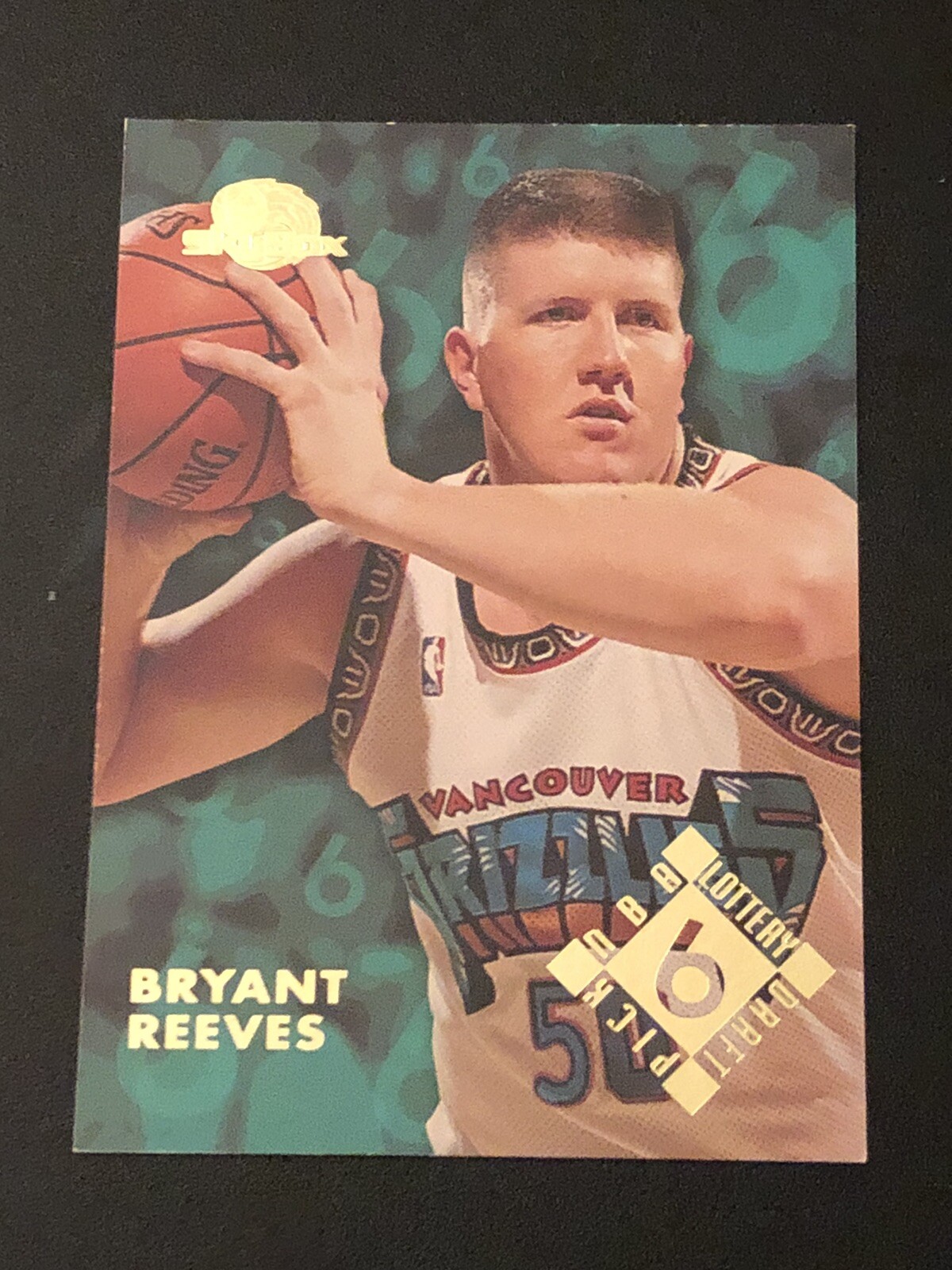 1995-96 Skybox Premium Prize NBA Lottery Picks Bryant Reeves #6 Rookie ...
