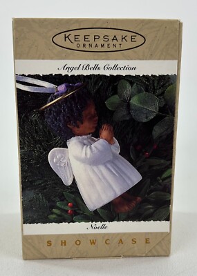 1995 HALLMARK Keepsake Ornament ANGEL BELLS COLLECTION Noelle African ...