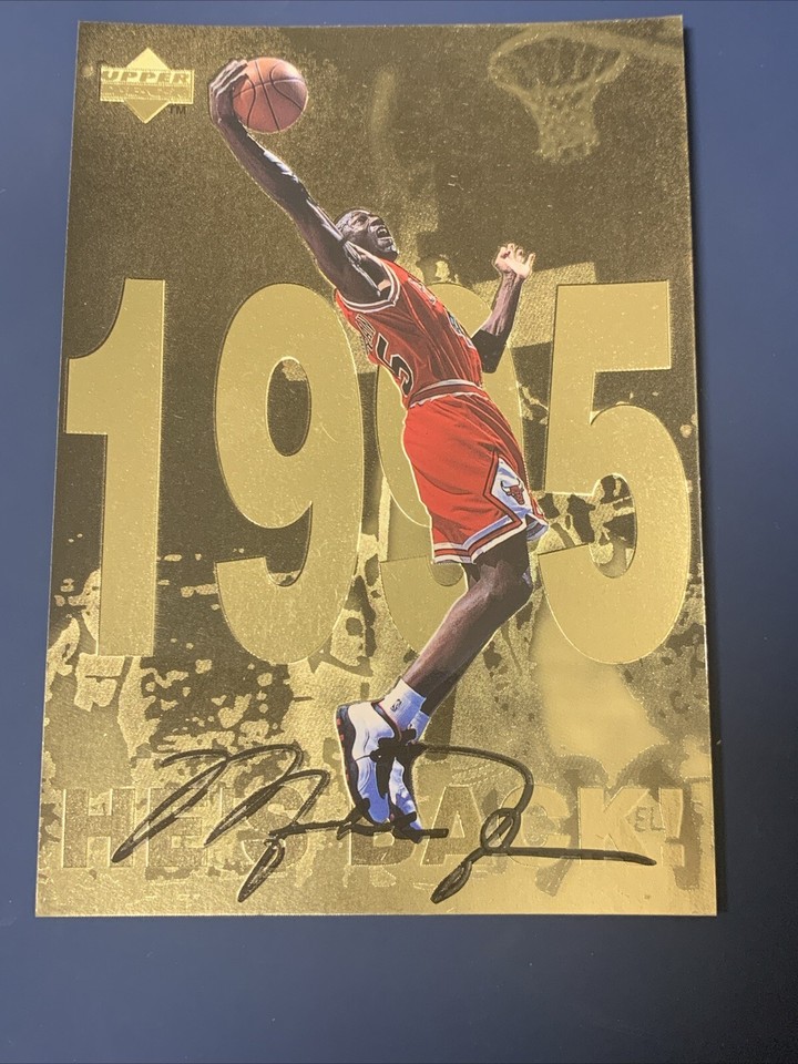 1998 Michael Jordan Upper Deck Gatorade Complete Set 1-12 Jumbo Gold ...
