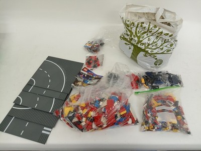 Bundle LEGO Blox Mixed Bricks Sets Road Plates & Manuals Job Lot 5.35kg ...