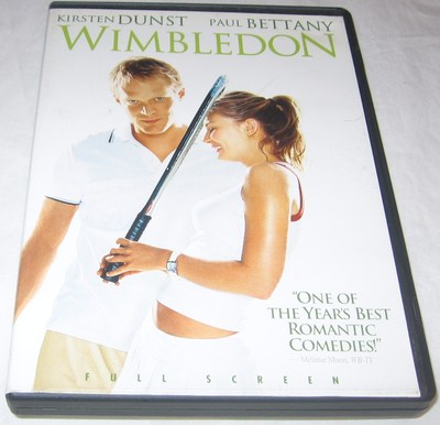 Wimbledon DVD, 2004, Full Frame Kirsten Dunst, Paul Bettany VG Tested ...
