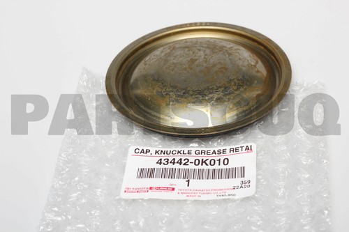 434420K010 Genuine Toyota CAP, KNUCKLE GREASE RETAINER, INNER, RH/LH ...