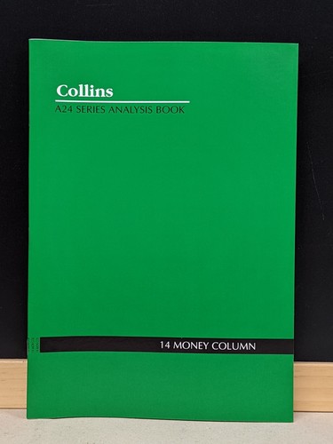 Collins A24 Account Book A4 Money Column 4-18 Day Feint Journal Ledger ...