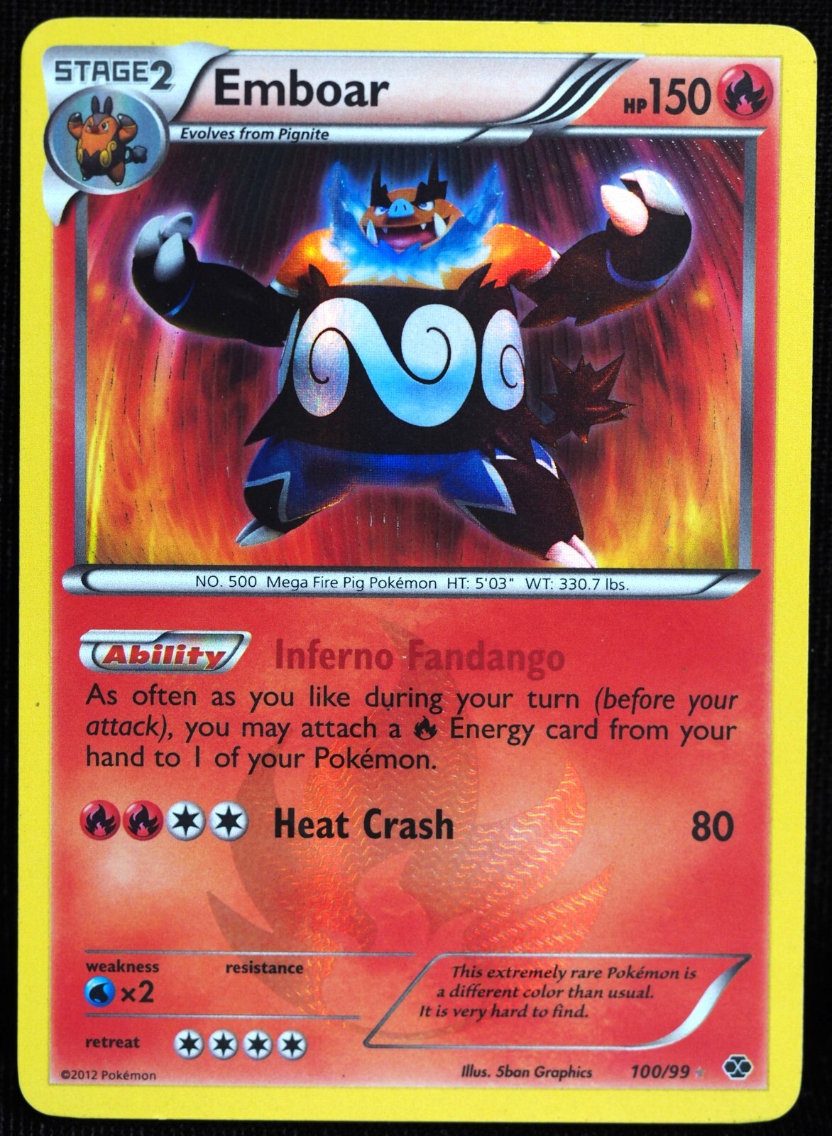 Mega Emboar Card