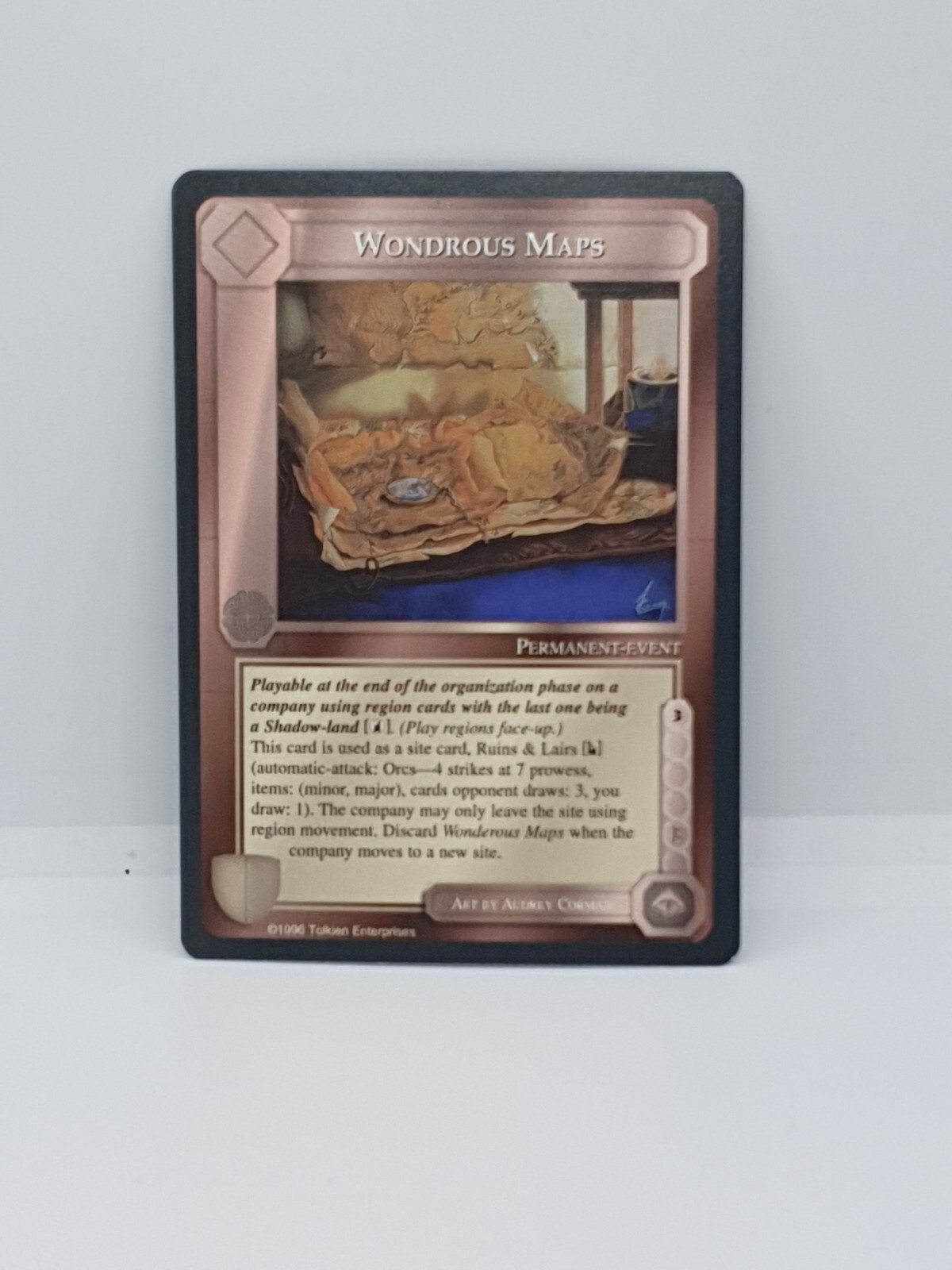 Wondrous Maps LIMITED BLACK BORDER METD CCG MIDDLE EARTH THE DRAGONS ...