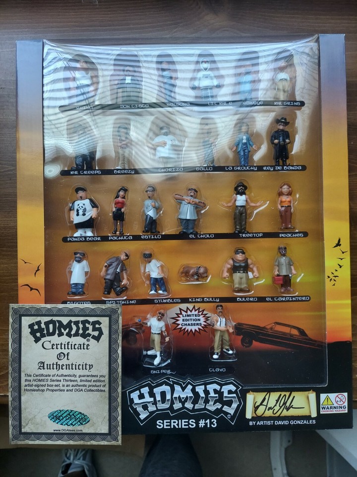 HOMIES SERIES 13 - SIGNATURE LIMITED EDITION SET CHASERS SNIPER & CLAVO ...