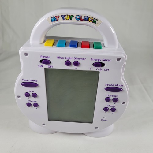 My Tot Clock All-In-One Toddler Sleep Aid Alarm Nightlight No Power ...