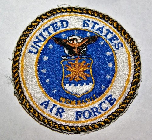 Patch.United States Air Force.Great Quality.Fully Embroidered.Retro.60S ...