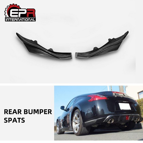 For Nissan 370z z34 Rear Bumper Apron Spat Addon Splitter Trim FRP ...