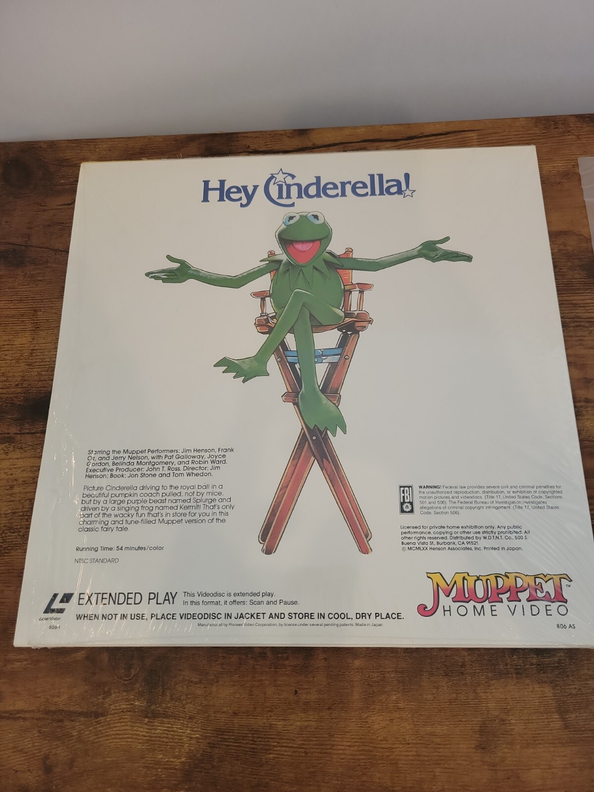 The Muppet Hey Cinderella! RARE Laserdisc LD - Very Good | eBay