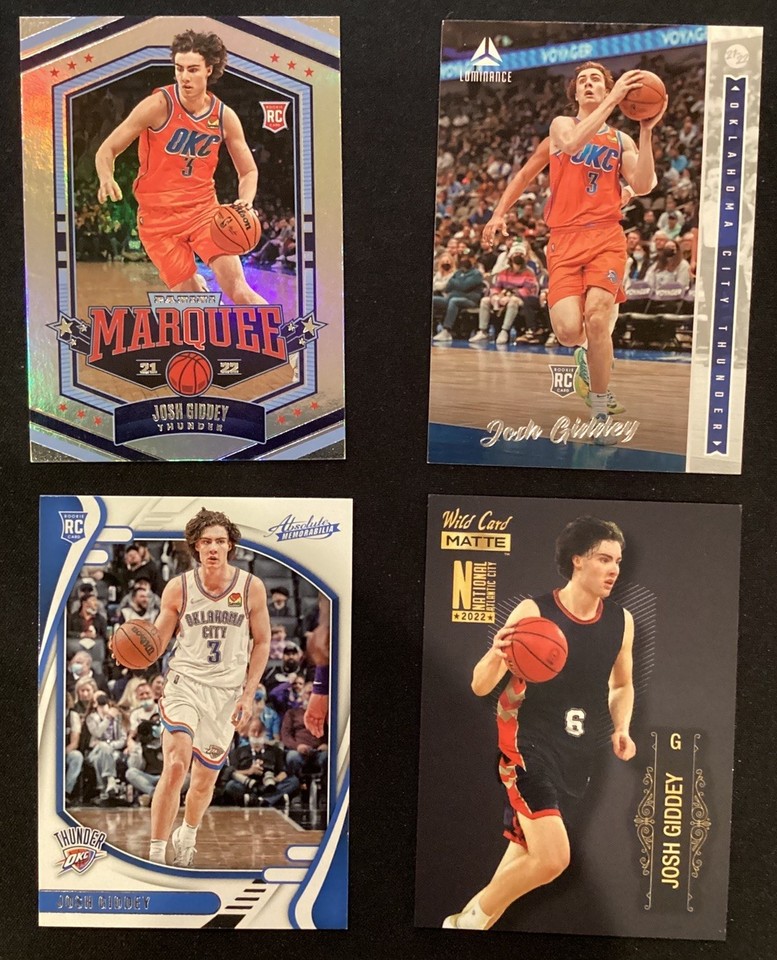 2021-22 Josh Giddy Rookie Lot-Oklahoma City Thunder | eBay