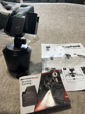 WeatherTech CupFone Universal Adjustable Cup Phone Holder - 81CF04 ...