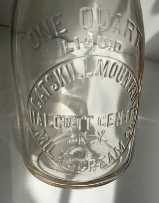 Halcott Center NY Catskill Mountain Milk & Cream Co. Slug Plate Milk ...