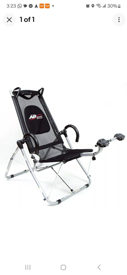Tony Little's Ab Lounge Xtreme, Extreme Gym Chair, Abdominal Machine | eBay