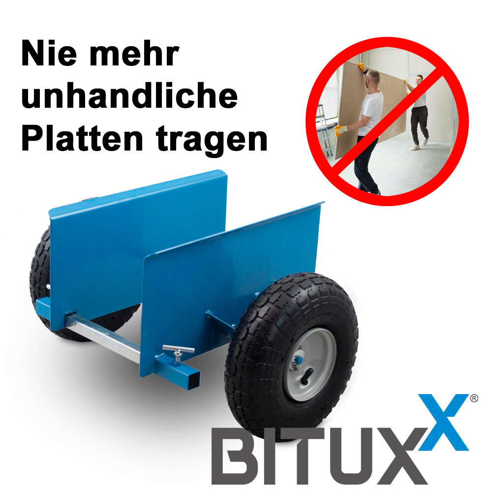 BITUXX Plattenroller Transportwagen Transporthilfe Rollwagen bis 275Kg ...