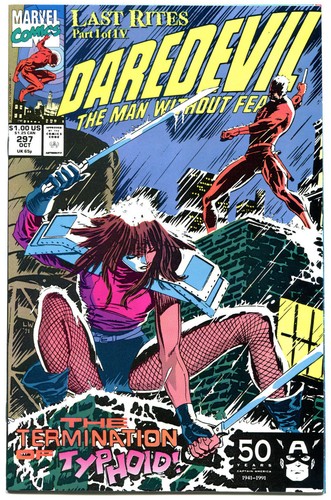 DAREDEVIL #292-293, 295-300, Punisher, Typhoid Mary, NM, 296 297 298 ...
