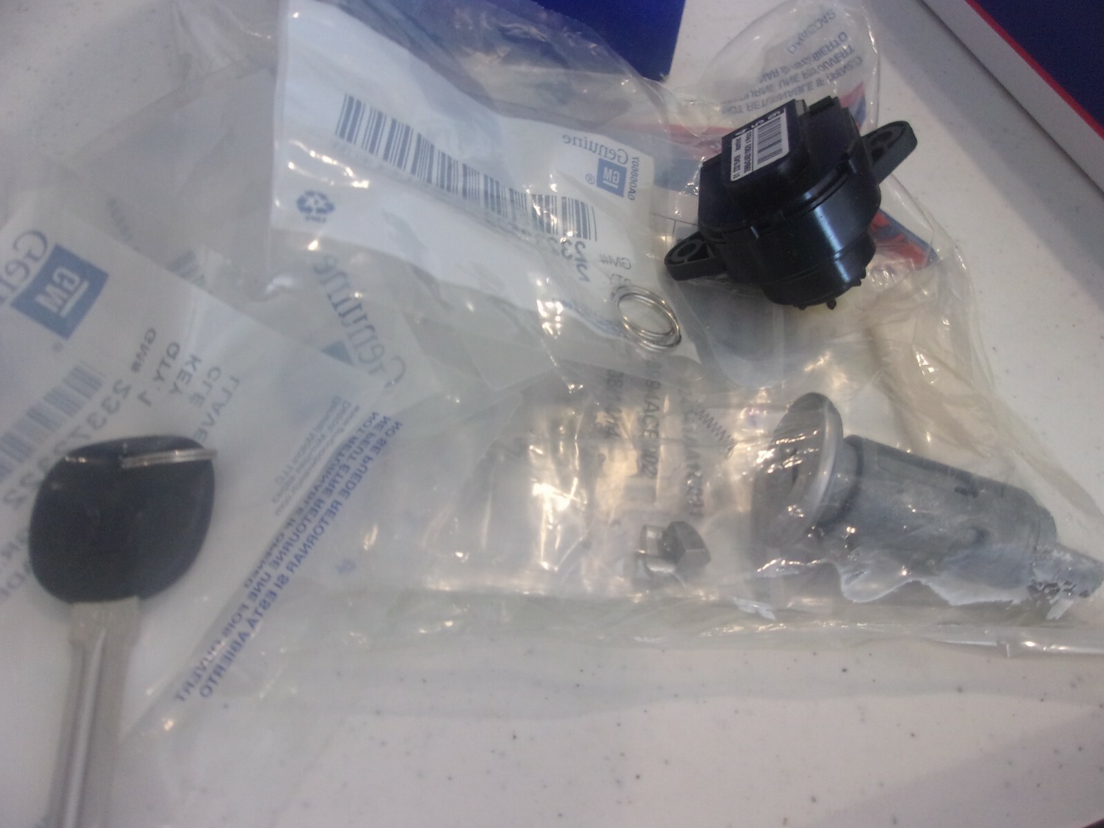 Genuine GM ACDelco OEM Ignition Switch Key Kit Cobalt G5 HHR 23234399 ...